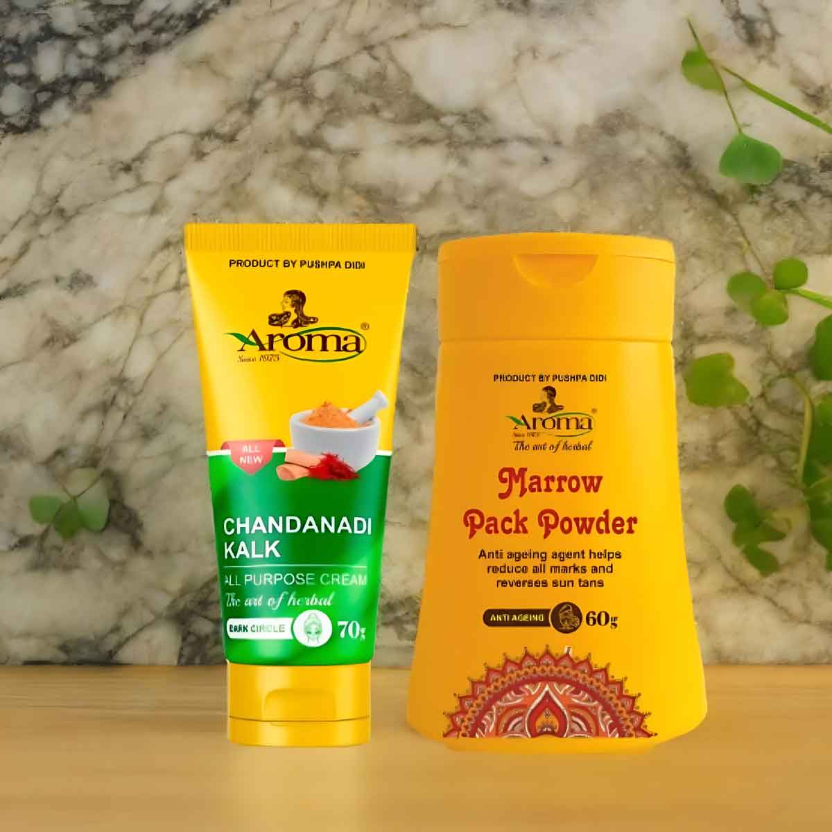 Aroma Chandanadi Kalk + Marrow Pack Powder | Trusted Brand Since 1975