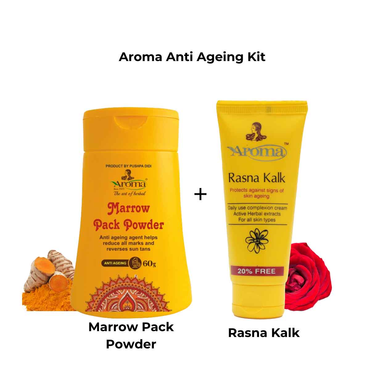 Aroma-Marrow-Pack-Powder & Aroma-Rasna-Kalk | Trusted Brand Since 1975